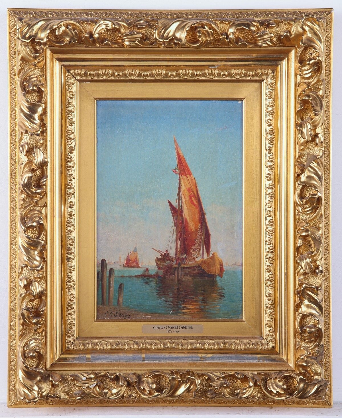Charles Clément Calderon | Fishing boat | MutualArt