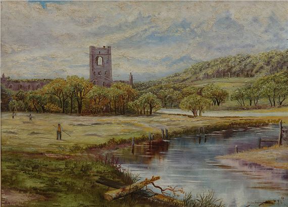 Stella Barnes | WORKING IN THE CASTLE GROUNDS | MutualArt