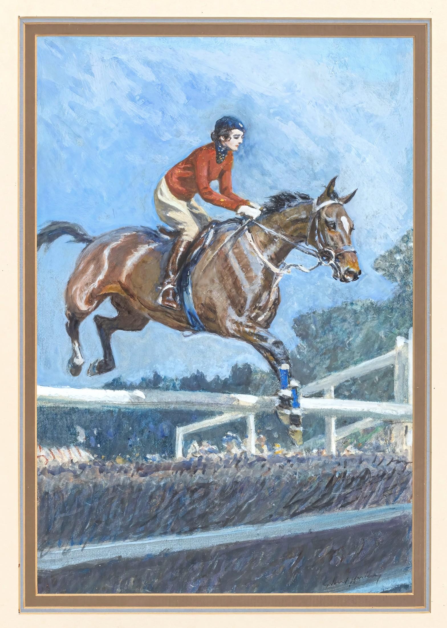 Gilbert Joseph Holiday | Jumping the Fence | MutualArt