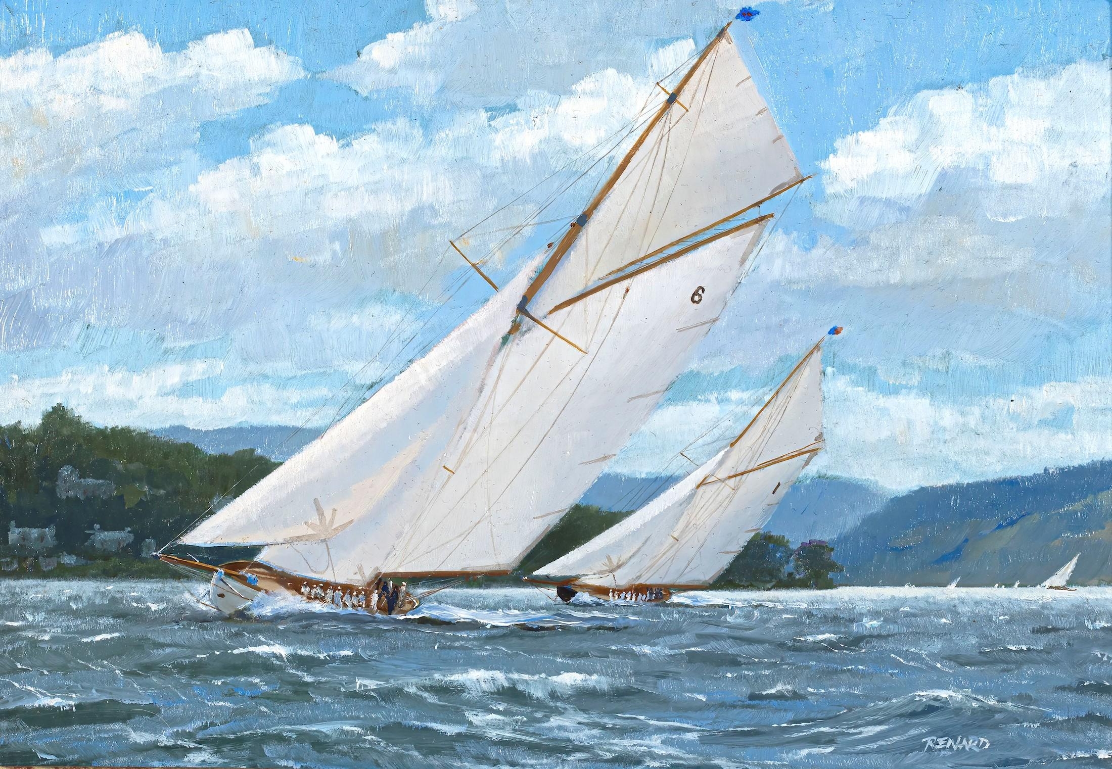 Stephen J. Renard | Yacht Racing on the Clyde | MutualArt