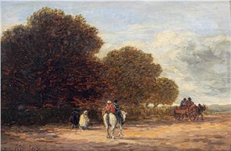 David Cox Sr. | A windmill in a landscape | MutualArt