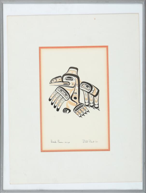 Bill Reid | Haida dog salmon and Haida raven | MutualArt