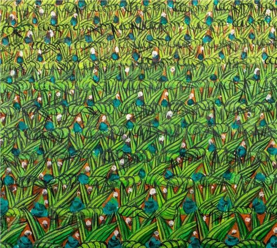 Gerard Valcin | Haitian Folk Painting Oil on Board | MutualArt