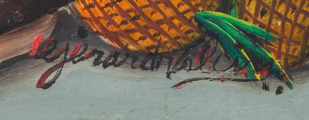 Gerard Valcin | Haitian Folk Painting Oil on Board | MutualArt