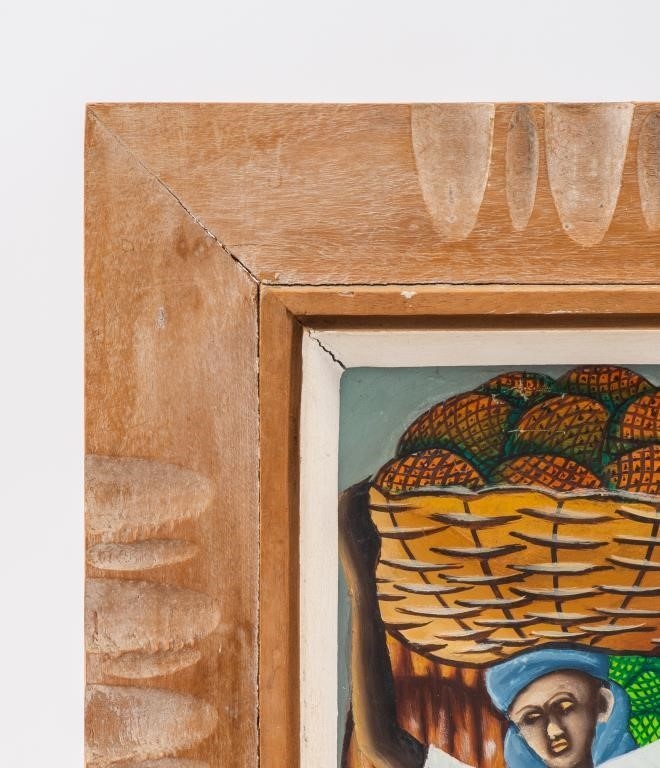 Gerard Valcin | Haitian Folk Painting Oil on Board | MutualArt