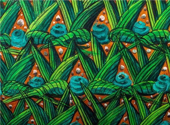 Gerard Valcin | Haitian Folk Painting Oil on Board | MutualArt