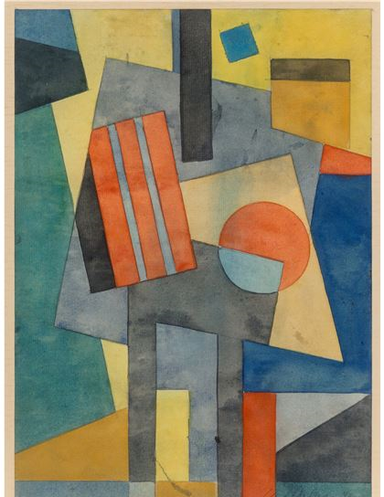 Carl Robert Holty | Hard Edge Forms I (1941) | MutualArt