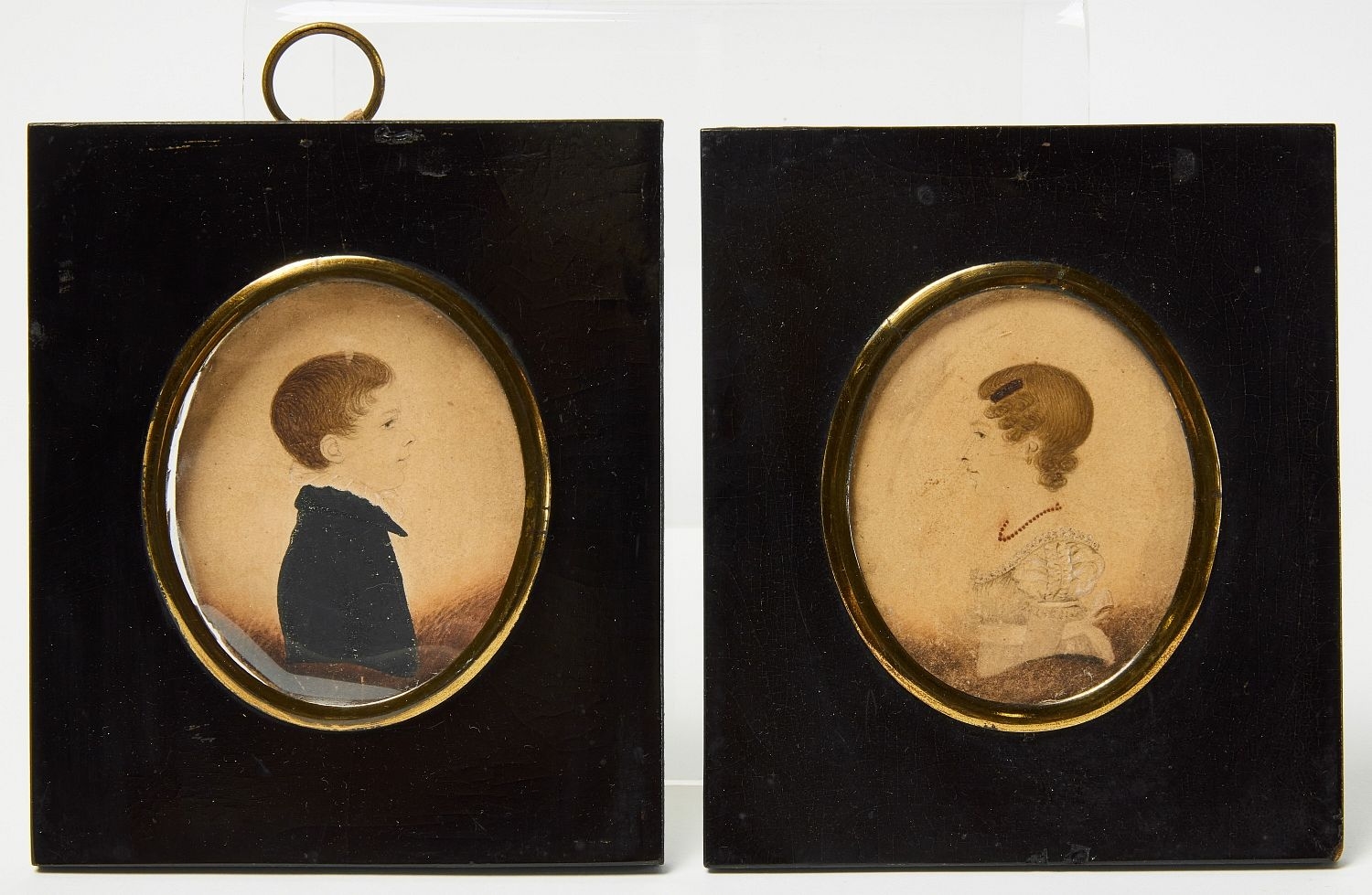 James H. Gillespie | Brother and Sister Miniature Portraits | MutualArt