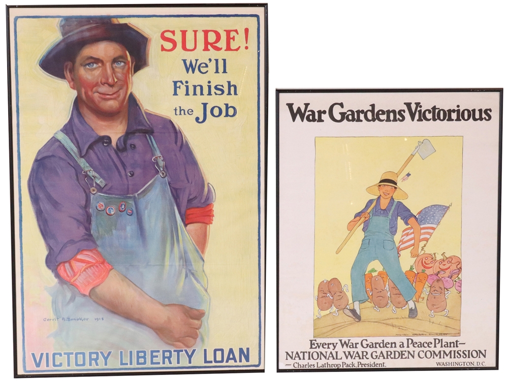 Gerrit Beneker | Two World War I Era Homefront Posters | MutualArt