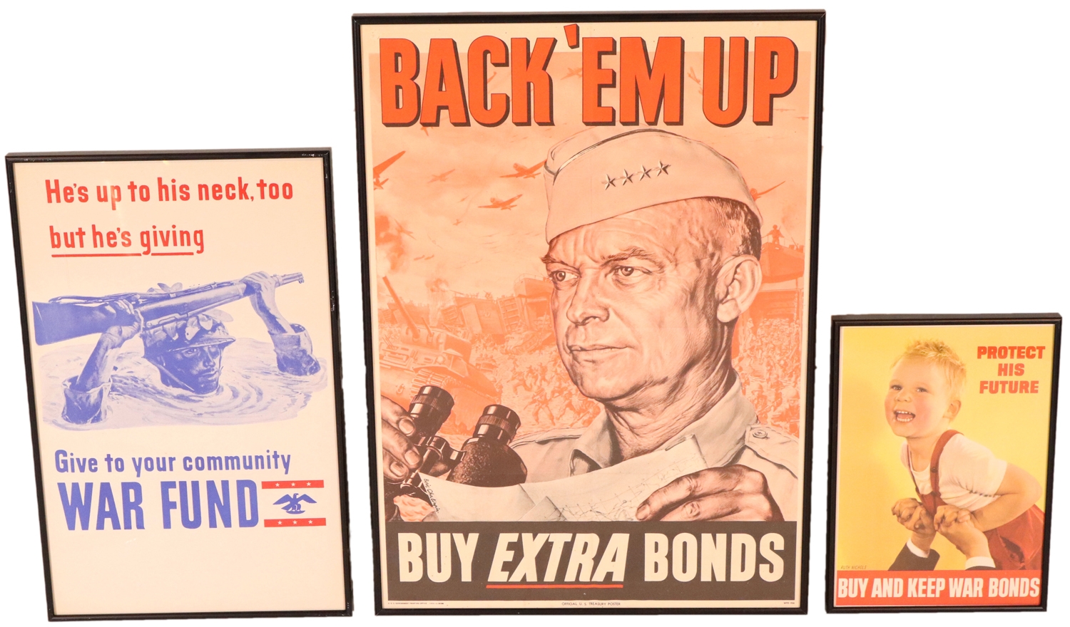 Boris Chaliapin | Three World War II Era War Bond Posters | MutualArt