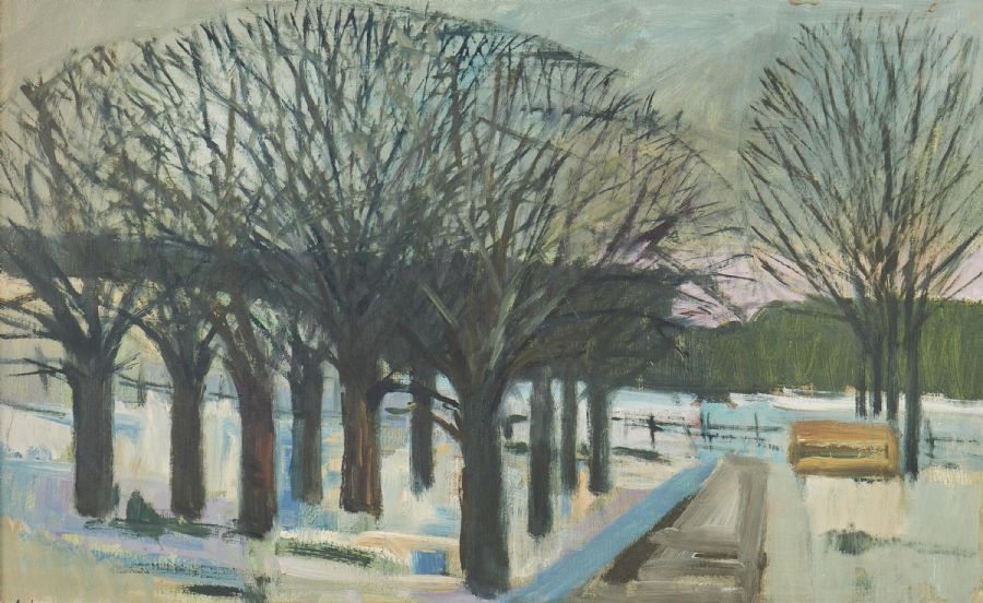 Harry Wichmann | Winter scene (1966) | MutualArt