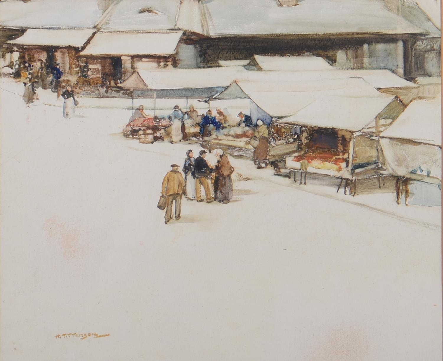 Harry Tittensor | The Market Place Heidelberg, (1934) | MutualArt