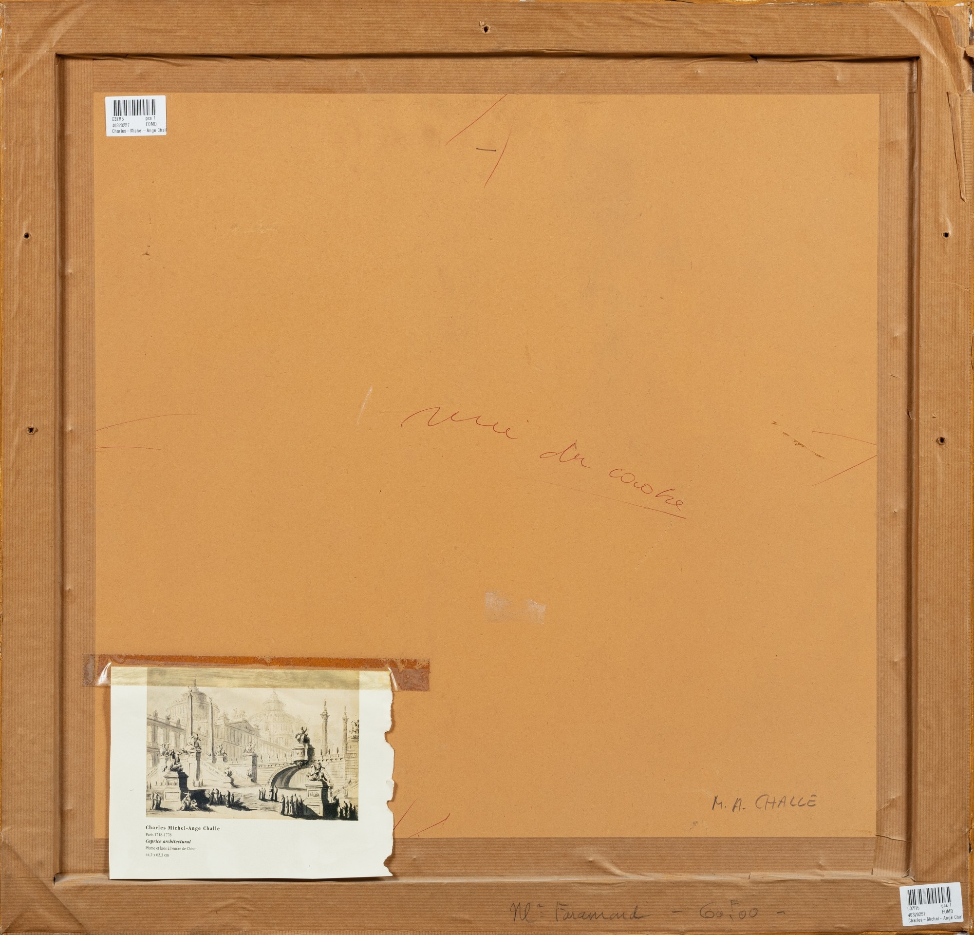 Antonio Galli Bibiena | An architectural fantasy with a porch and a ...