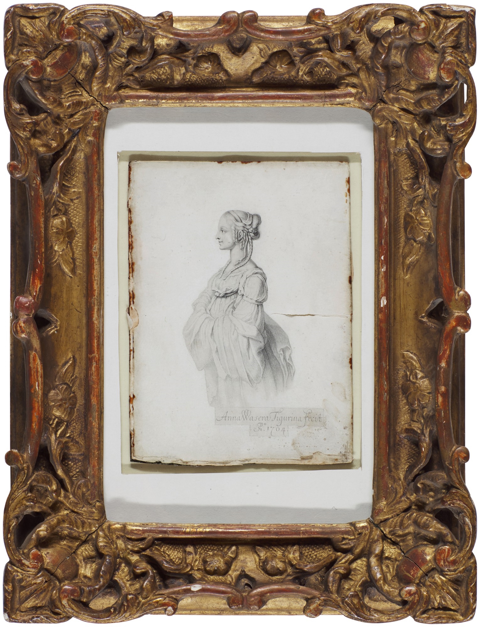 Anna Waser | A self portrait (1704) | MutualArt