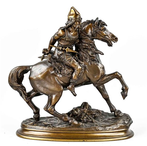 Alfred Pierre Richard | Gallier te paard | MutualArt