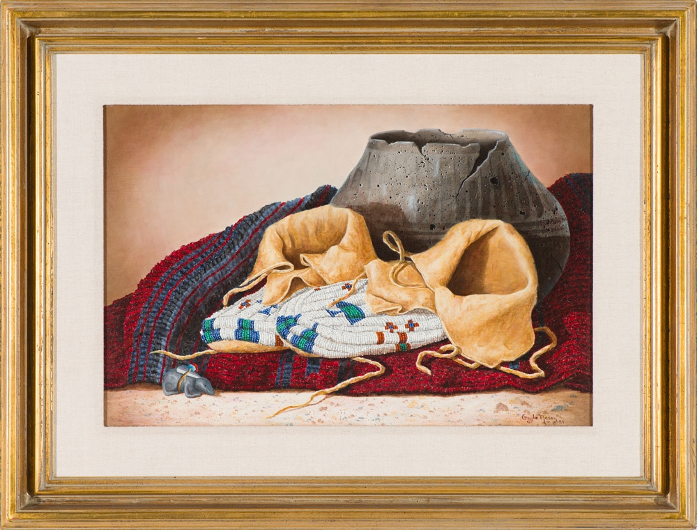 Gayle Nason | Red Blanket (1989) | MutualArt