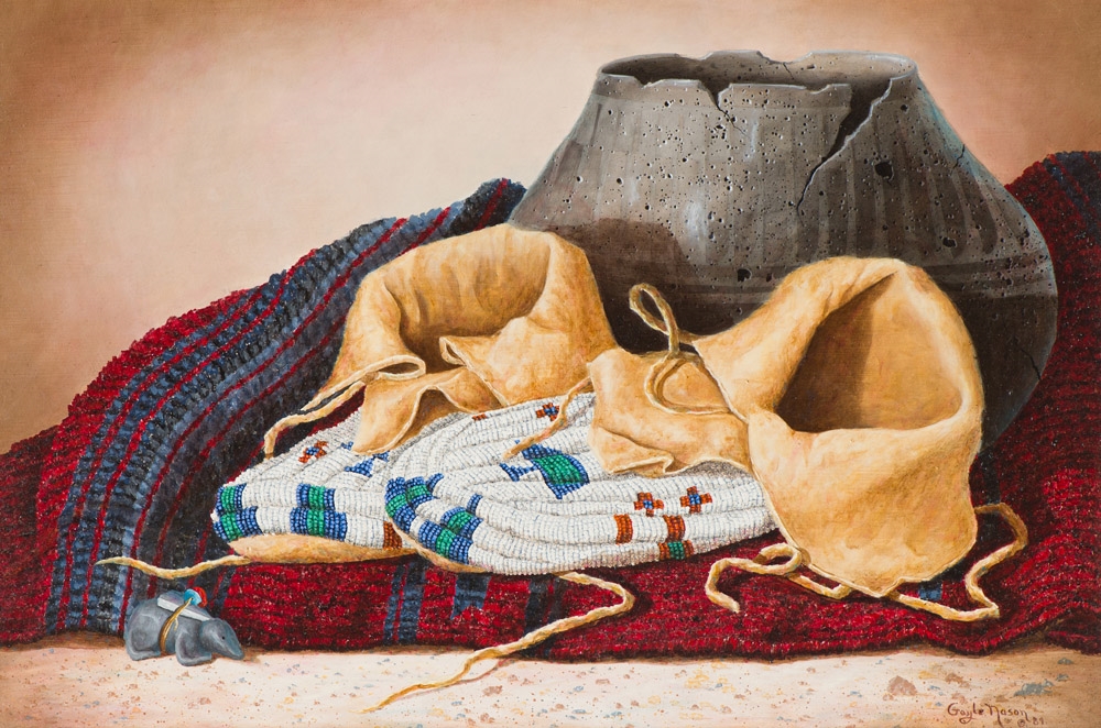 Gayle Nason | Red Blanket (1989) | MutualArt