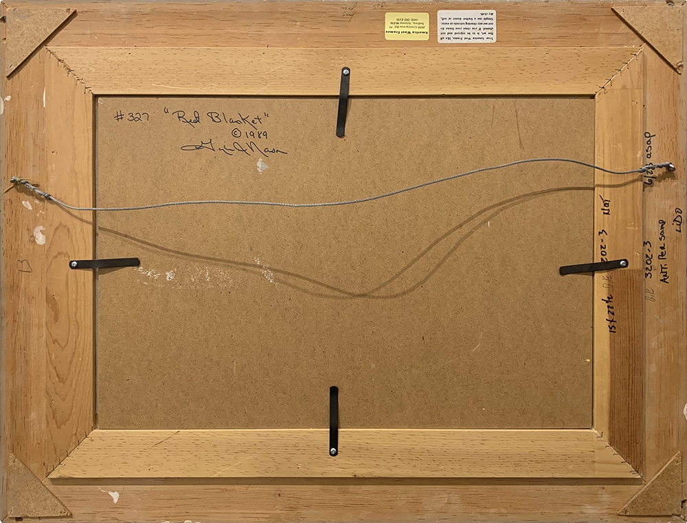 Gayle Nason | Red Blanket (1989) | MutualArt