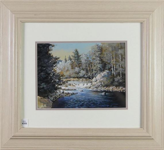 Gordon Dufoe | Untitled: River Scene | MutualArt