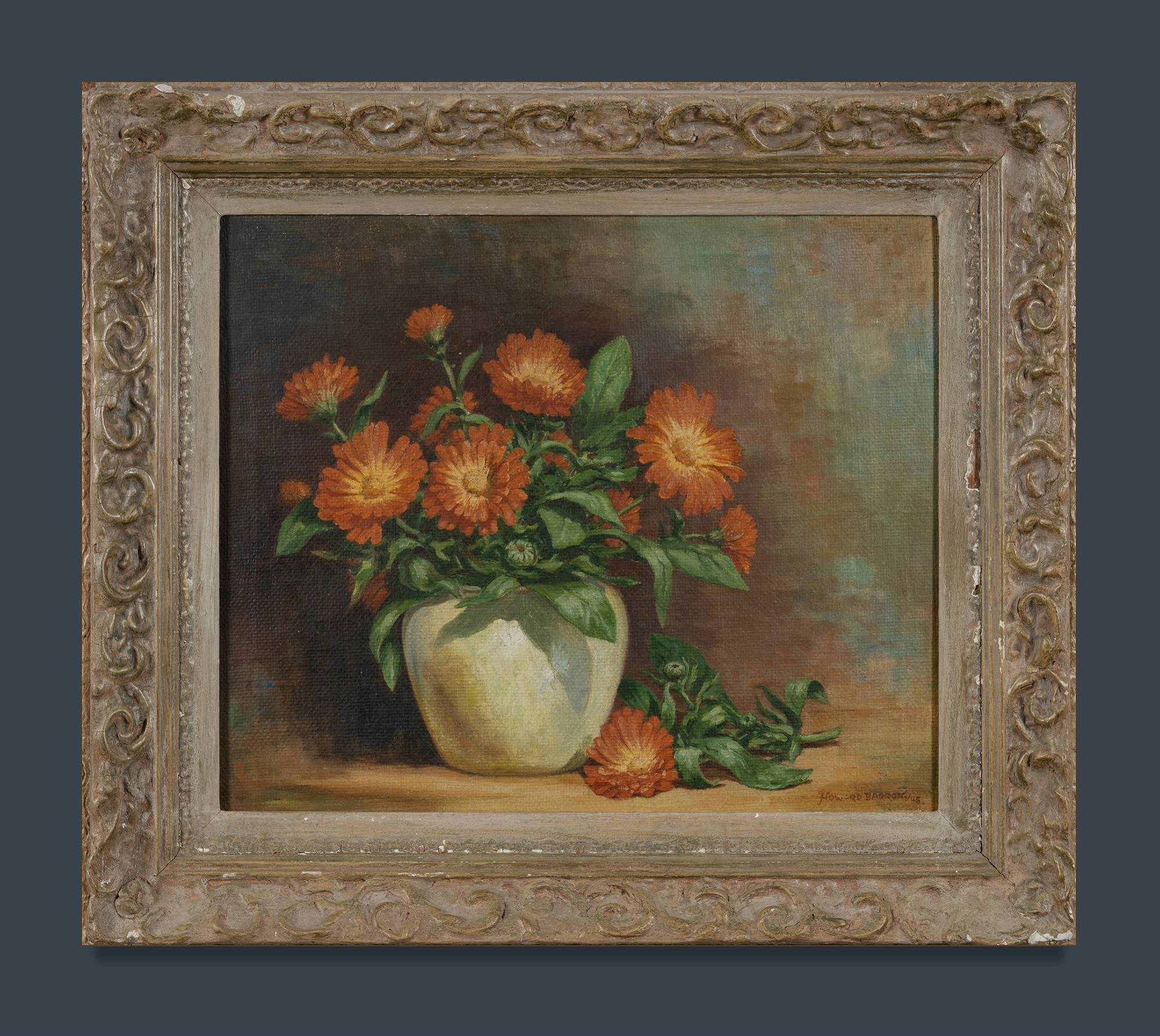 Howard Barron | Marigolds (1945) | MutualArt