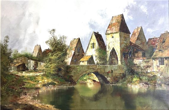 Hermann Dieste | Hermann Dieste Oil On Canvas | MutualArt