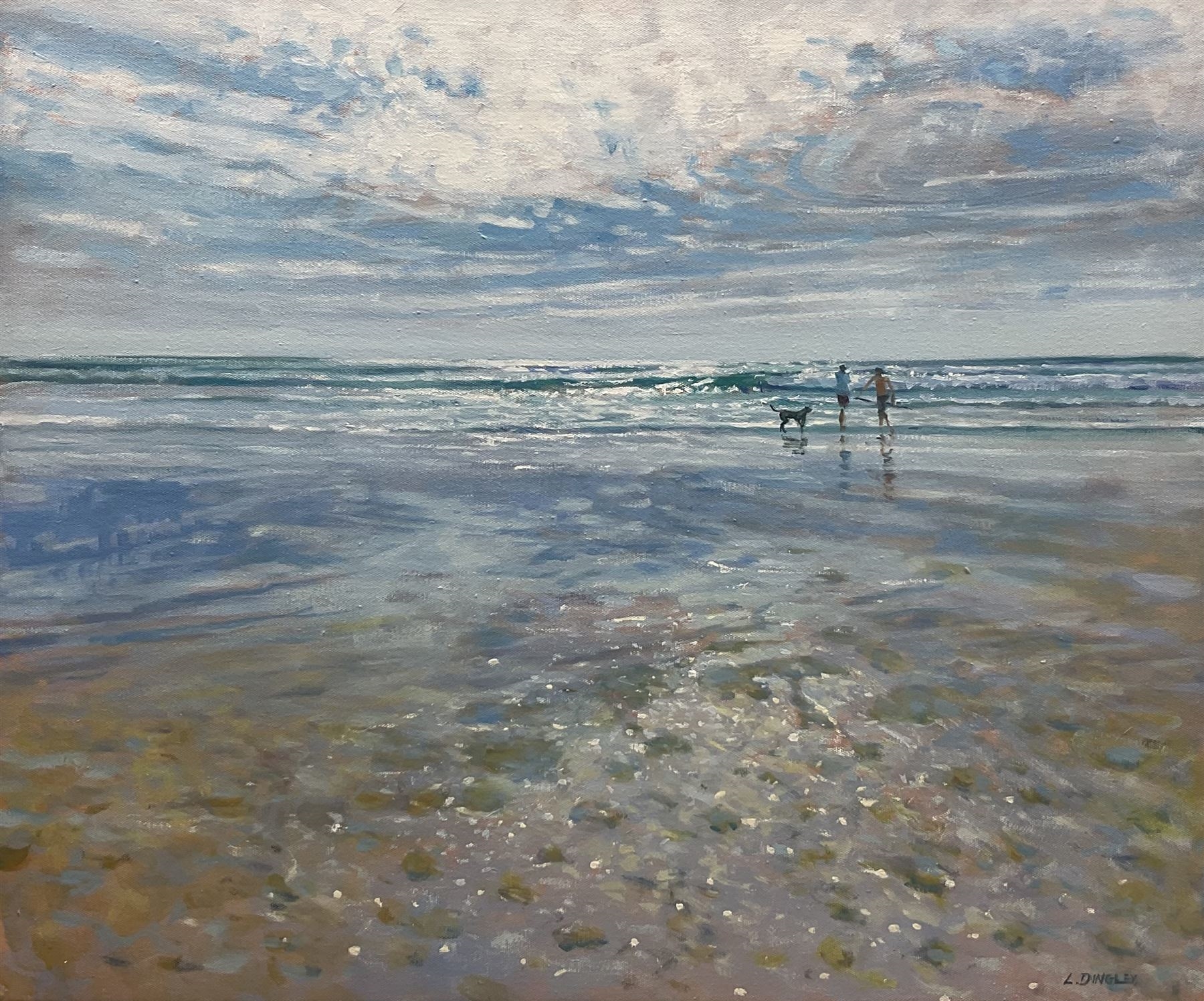 Laurence Dingley | Evening Light North Cornwall | MutualArt