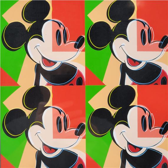Andy Warhol | Quadrant Mickey | MutualArt