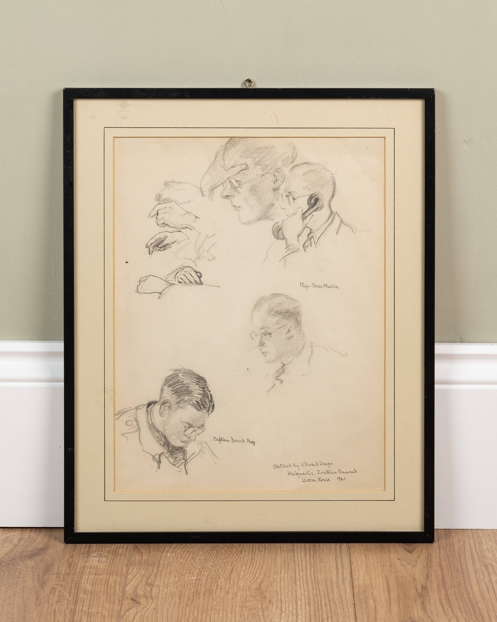 Edward Brian Seago | Major Oscar Murton and Captain David Pegg, wartime ...