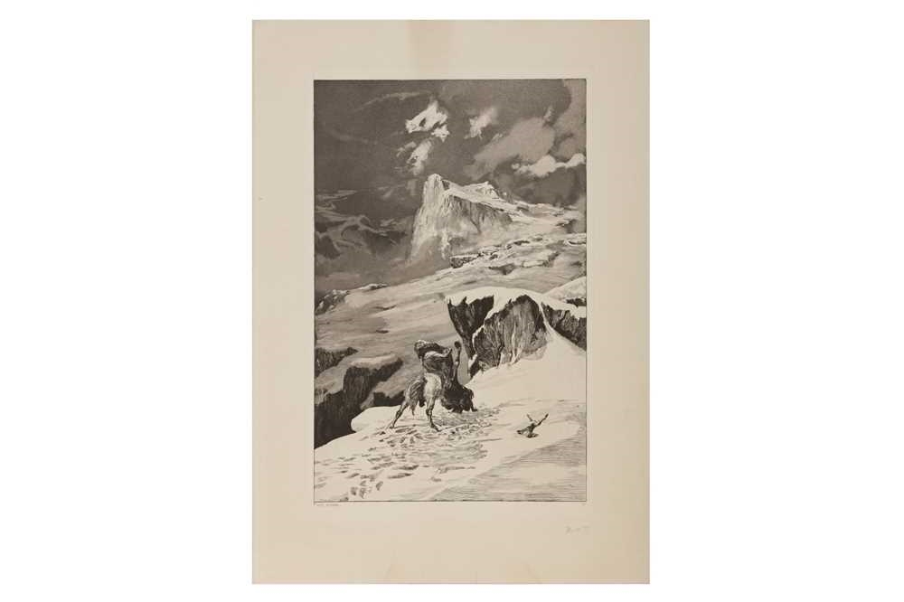 Max Klinger | Pursued Centaur (Singer 54 ii/II) (1881) | MutualArt