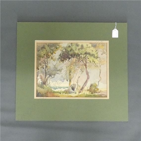 Hilda Alexandra Wiseman | Sunlight Through The Trees (1923) | MutualArt