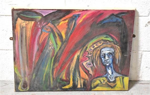 Luba Luft | abstract jungle and bird | MutualArt