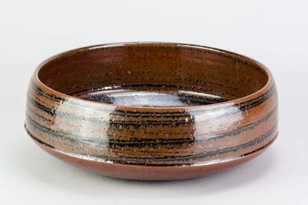 David Lloyd Jones | a large stoneware straight sided bowl covered in ...