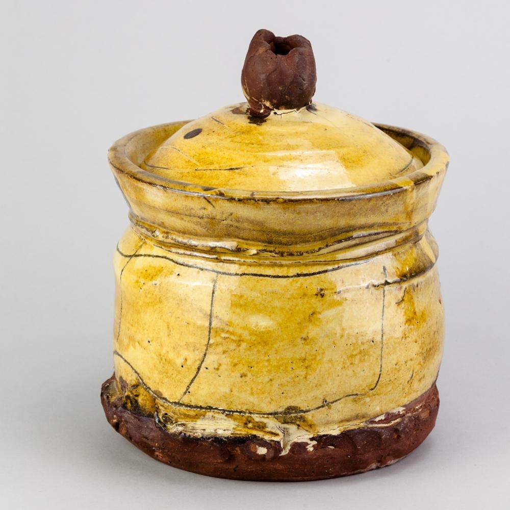 Jean-Nicolas Gérard | a slipware jar and cover with sgraffito ...