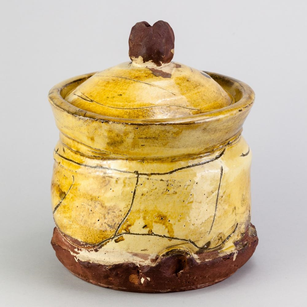 Jean-Nicolas Gérard | a slipware jar and cover with sgraffito ...