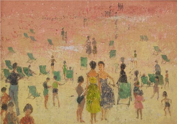 Lionel Bulmer | Figures and Deck Chairs | MutualArt