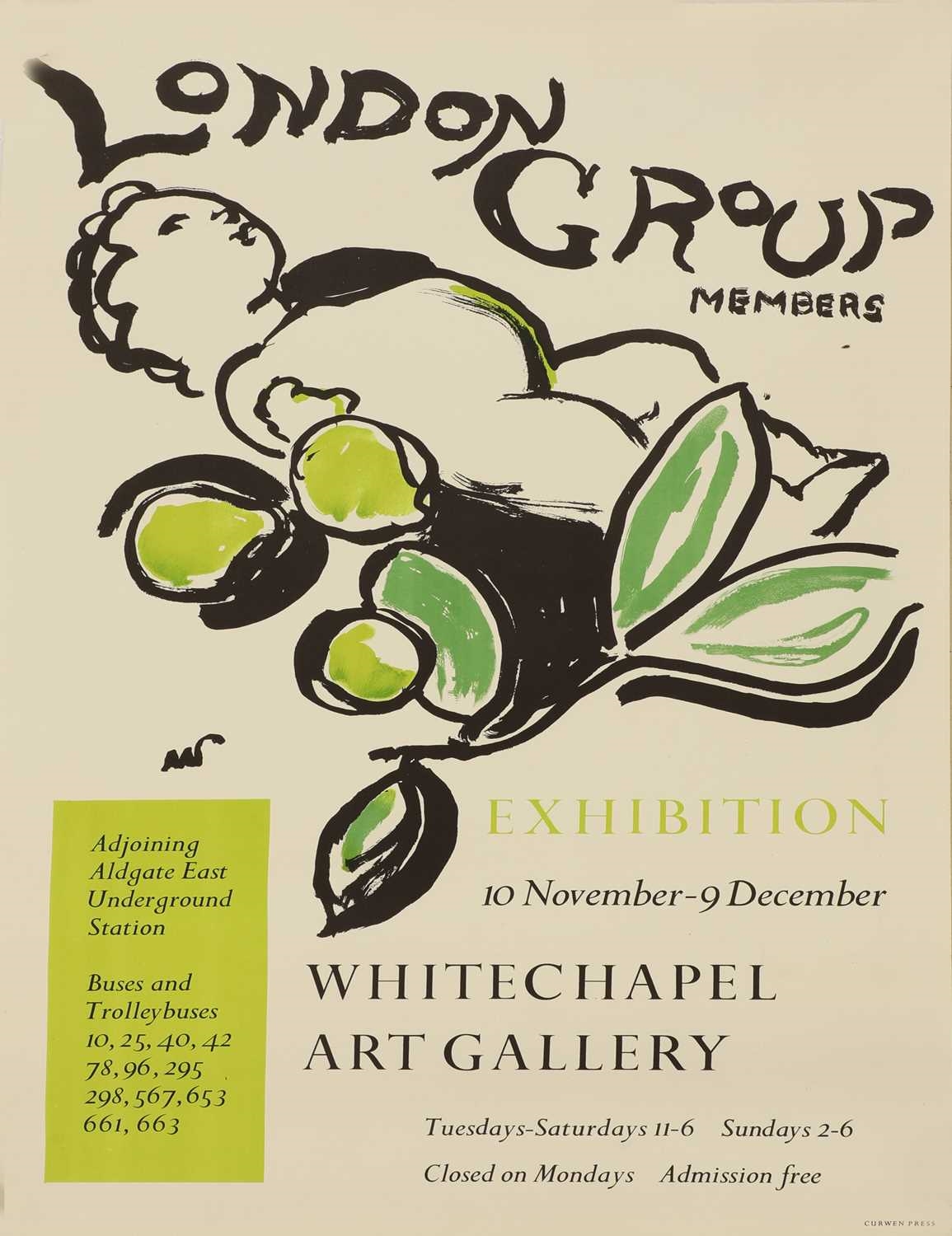 Matthew Arnold Bracy Smith | Poster for London Group Exhibition at ...