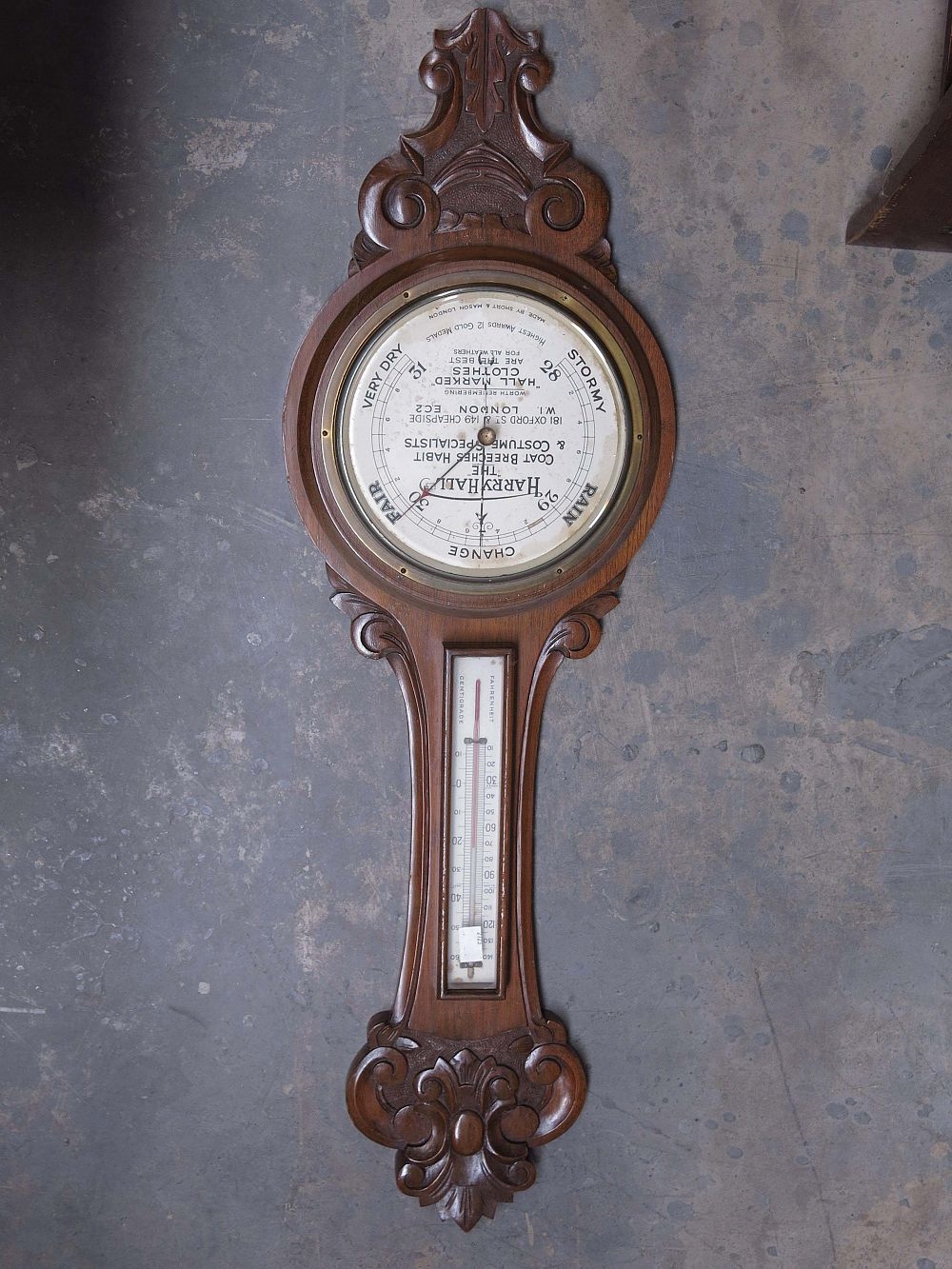 Harry Hall | A late Victorian aneroid barometer | MutualArt