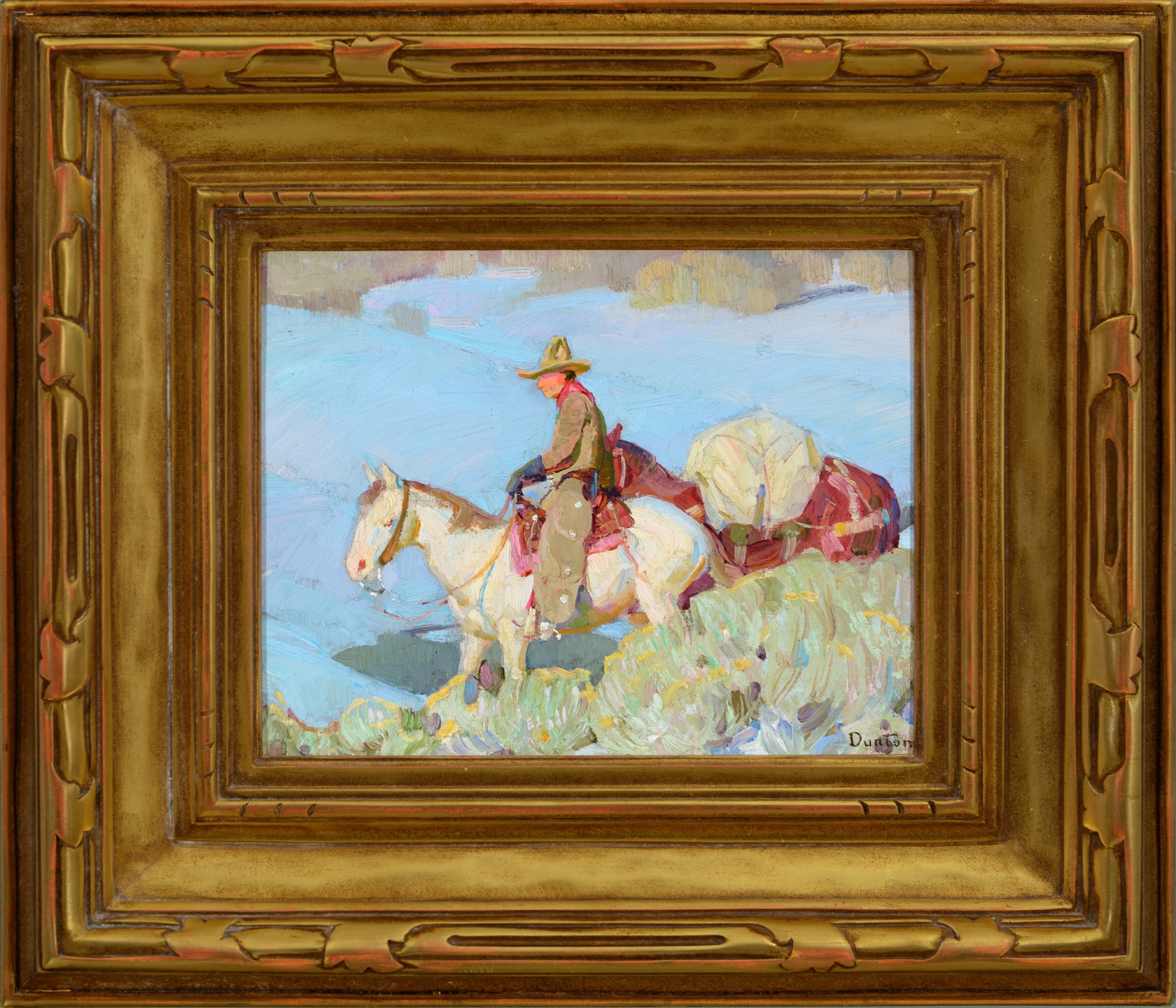 W. Herbert Dunton | The Hunter’s Return (Circa 1932) | MutualArt