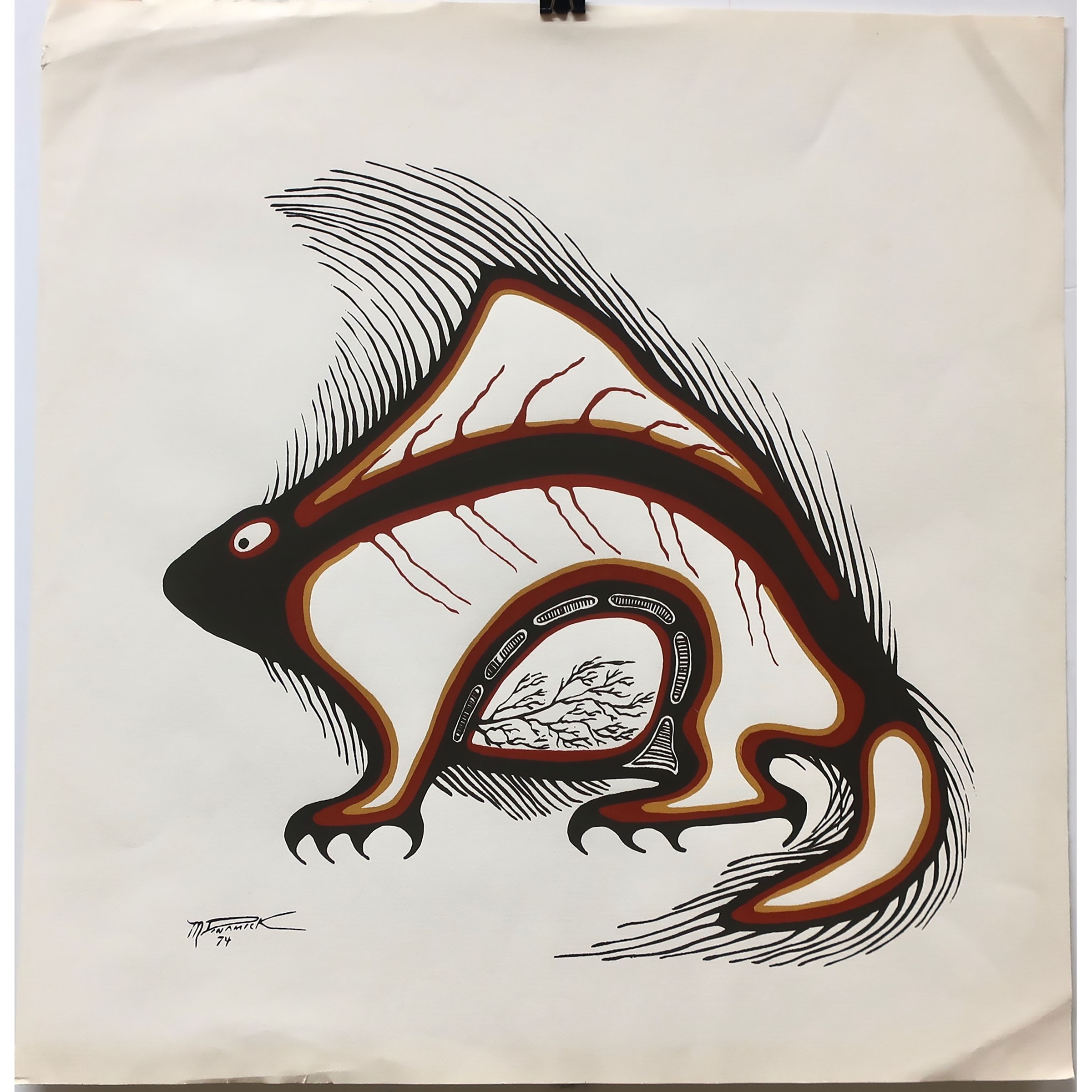 Martin Panamick | THUNDERBIRD OVER THE ISLAND; PORCUPINE | MutualArt