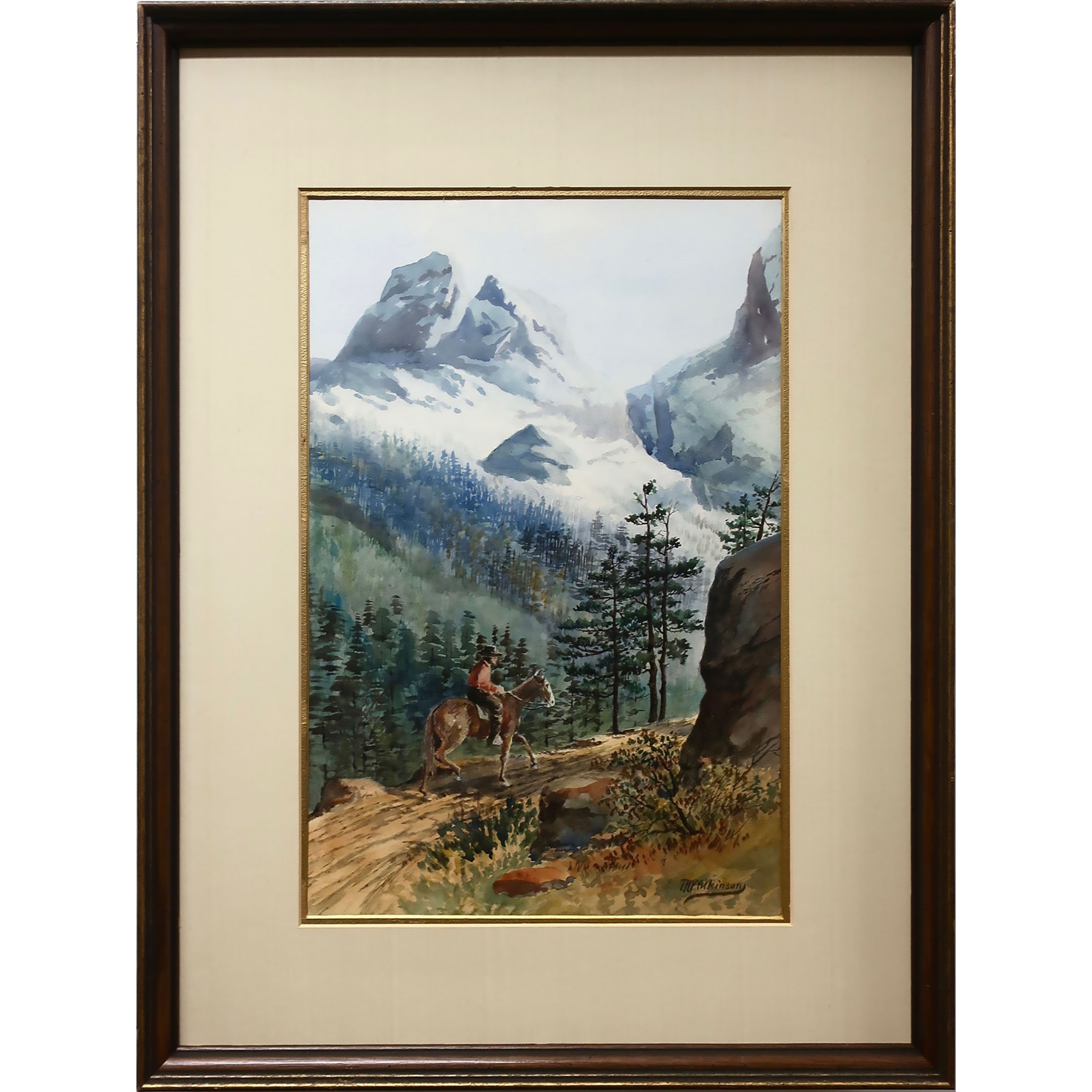 Thomas Harrison Wilkinson | KICKING HORSE PASS | MutualArt