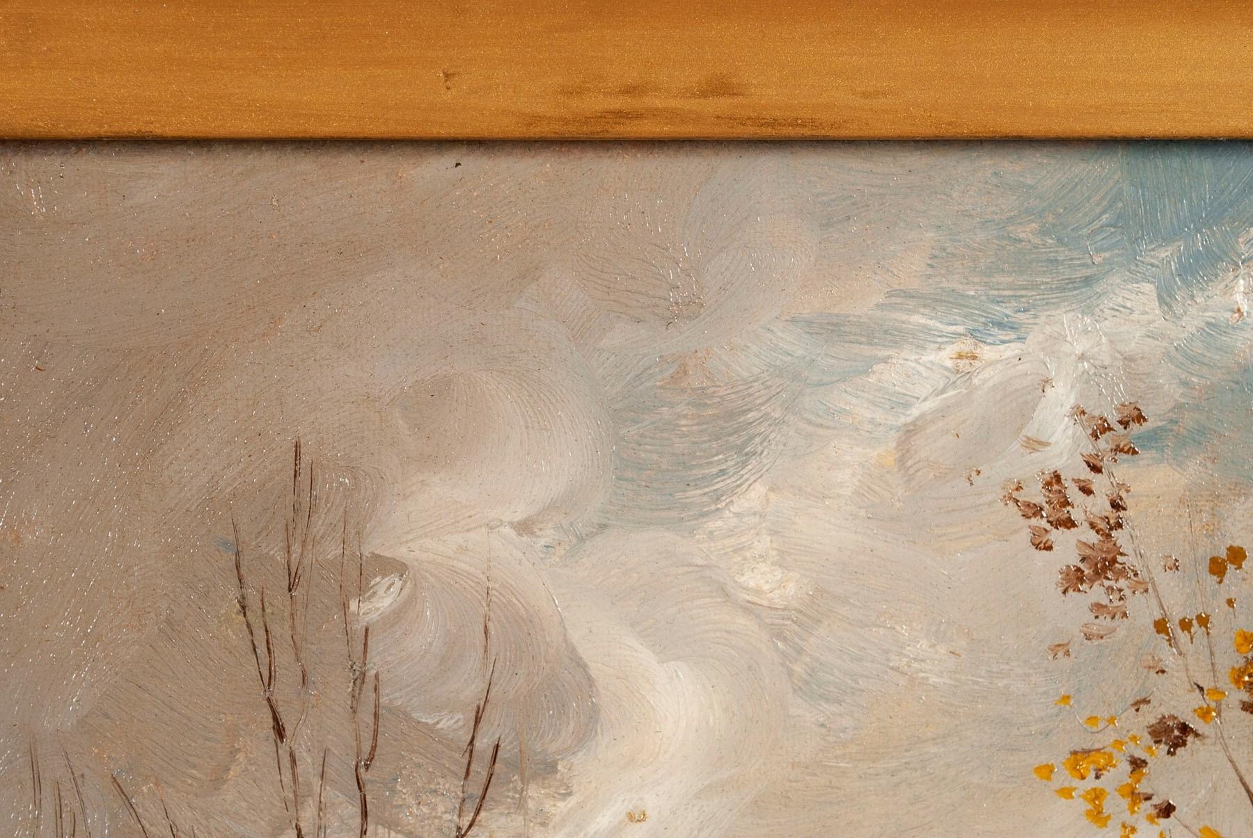 Alfred Cornelius Howland | Solitary figure in an open landscape with ...