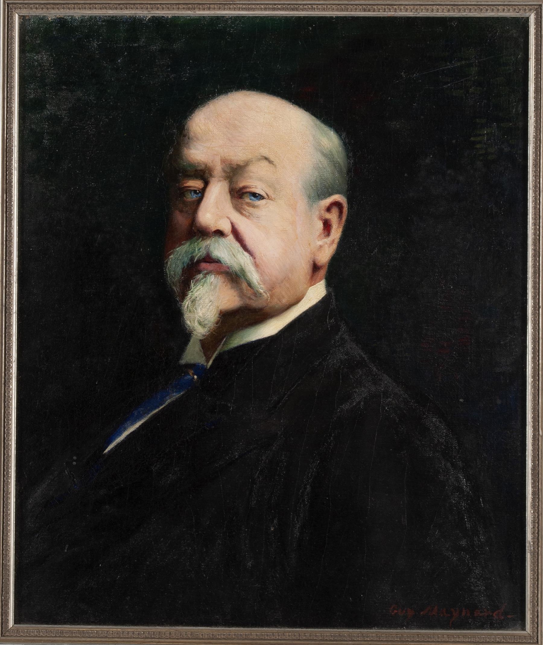 Guy Ferris Maynard | Portrait of a gentleman with raised eyebrow ...