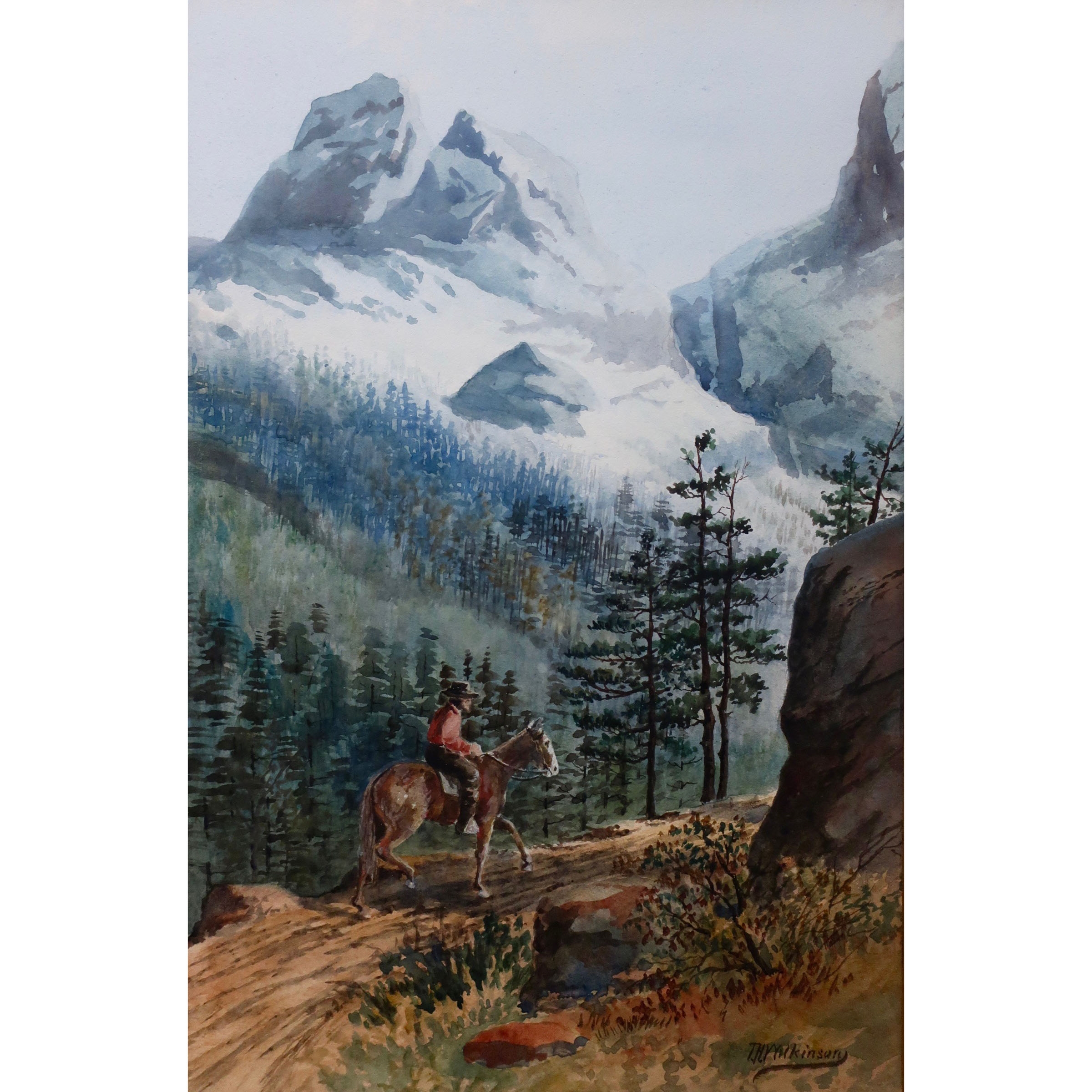 Thomas Harrison Wilkinson | KICKING HORSE PASS | MutualArt