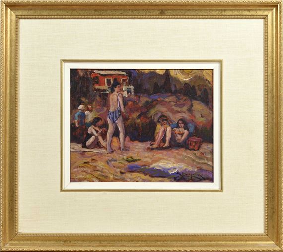 André Dufour | Fin d'après-midi sur la plage | MutualArt