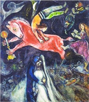 Marc Chagall | The Cattle Dealer (1912) | MutualArt
