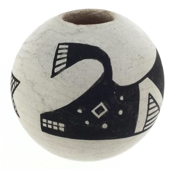 Thomas Natseway | Thomas Natseway Laguna Pueblo Miniature Pot | MutualArt