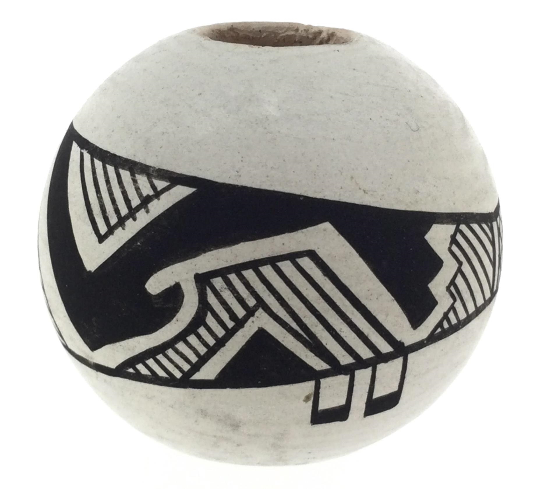 Thomas Natseway | Thomas Natseway Laguna Pueblo Miniature Pot | MutualArt