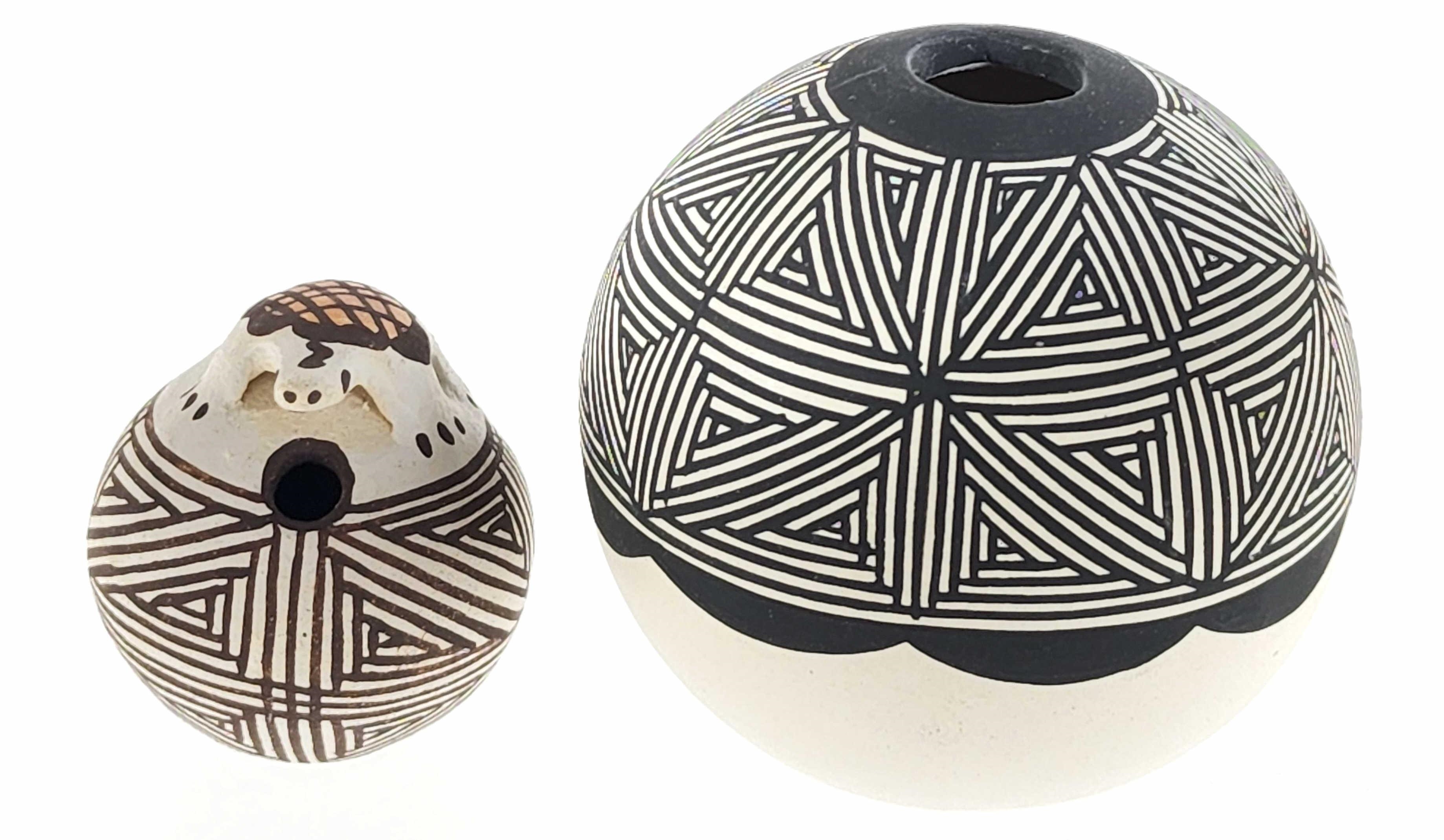 Joyce Vallo | Joyce Vallo Miniature Pottery Pots | MutualArt