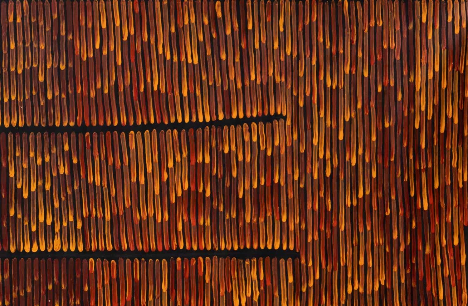 Ronnie Tjampitjinpa | Fire Dreaming (2016) | MutualArt