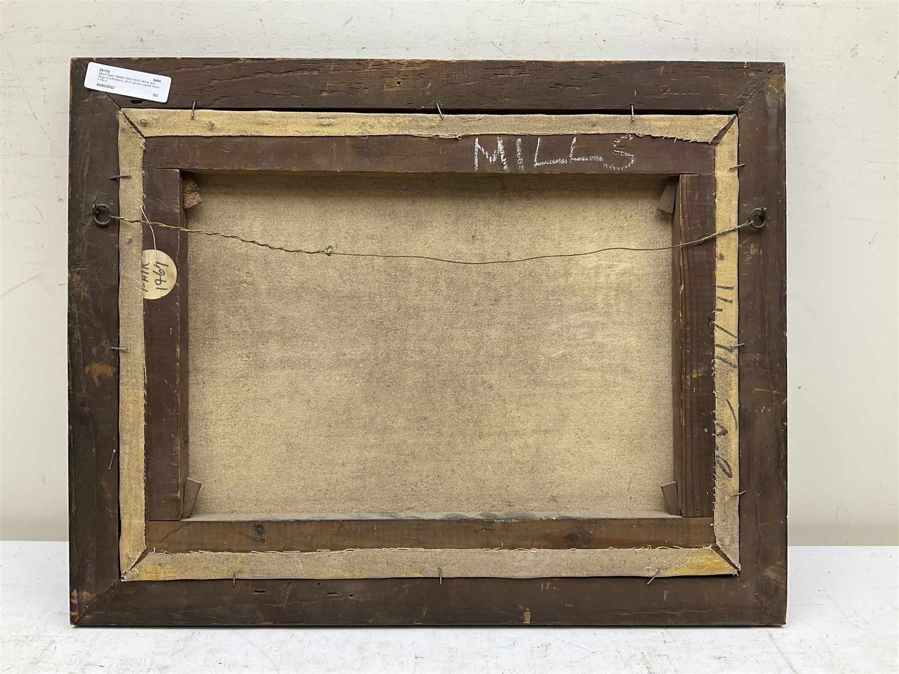 Albert Clark | Horse and Dogs in a Paddock | MutualArt